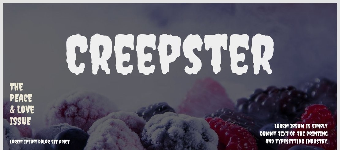 Creepster Font Download Free Font Download