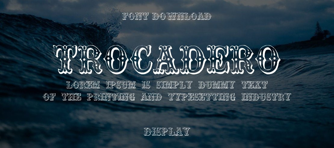 Trocadero Font Download | Free Font.Download